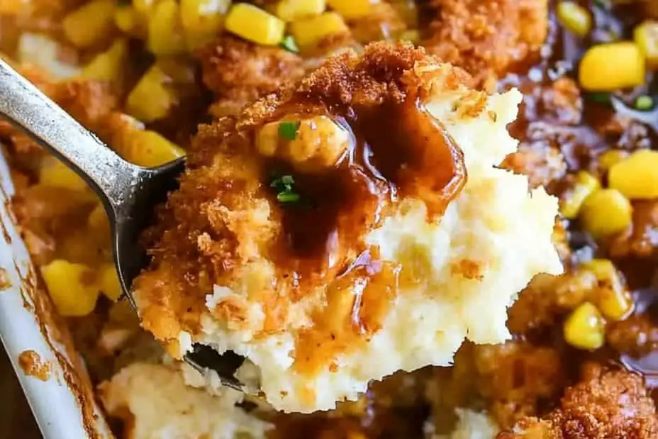 Mashed Potato Casserole with Crispy Chicken: An Amazing Ultimate Recipe ...