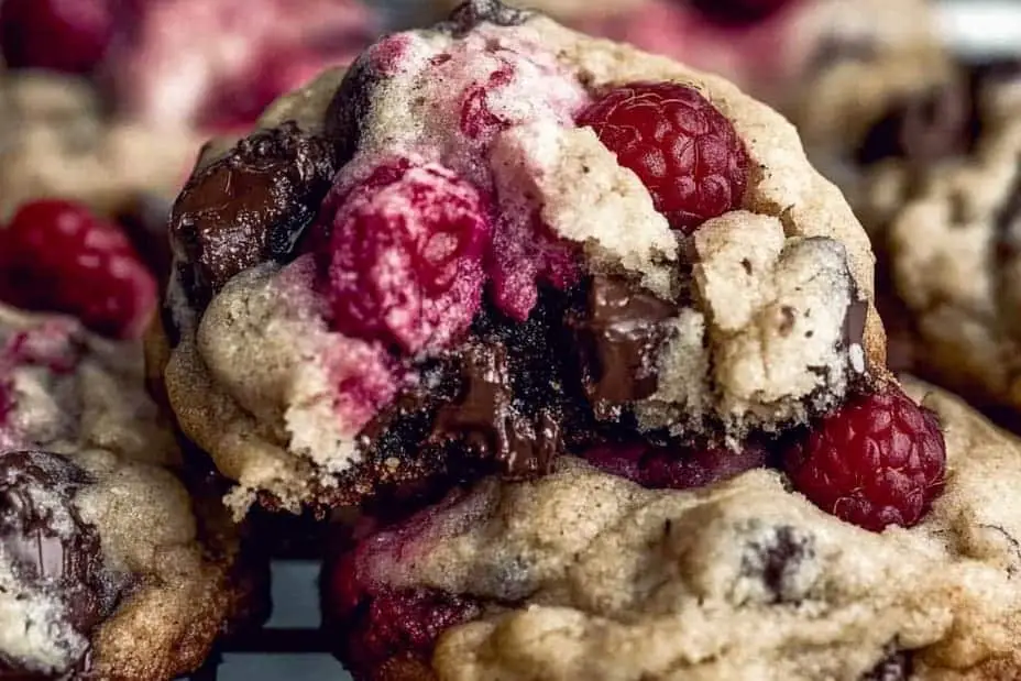 Raspberry Chocolate Chunk Cookies: An Amazing Ultimate Recipe - Simple ...