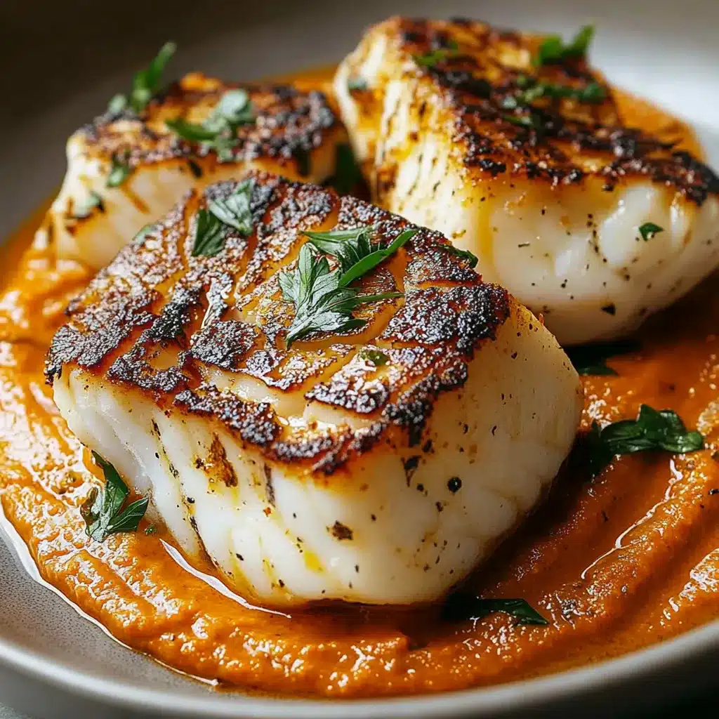 Perfectly Grilled Cod with Homemade Romesco: An Incredible 5-Star ...