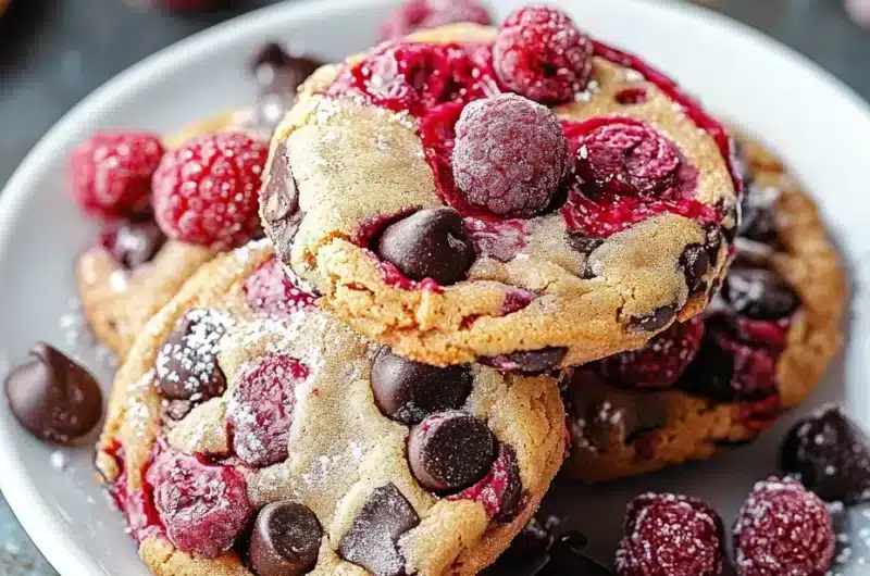Raspberry Chocolate Chip Cookies: The Incredible Ultimate Recipe ...