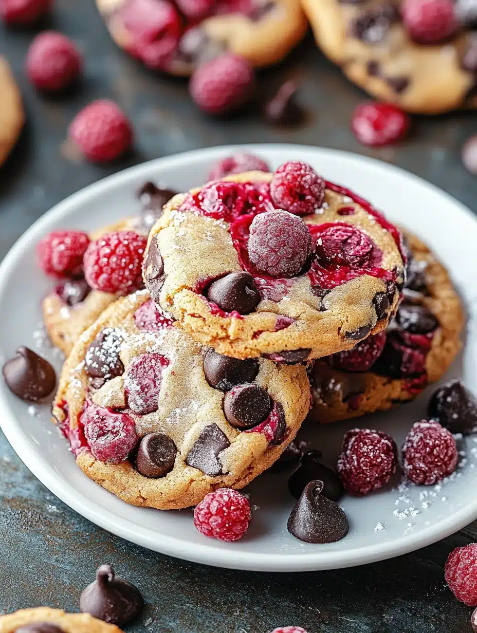 Raspberry Chocolate Chip Cookies: The Incredible Ultimate Recipe ...