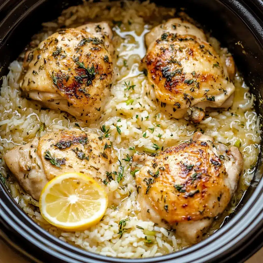 Slow Cooker Lemon Herb Chicken and Rice: An Incredible Ultimate Recipe ...