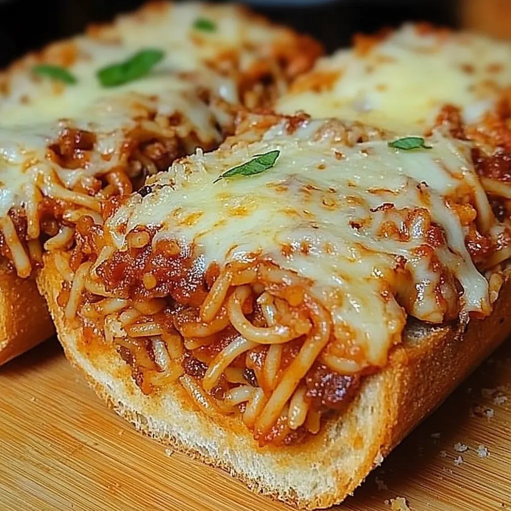 Spaghetti Stuffed Garlic Bread: An Amazing Ultimate Recipe - Simple ...