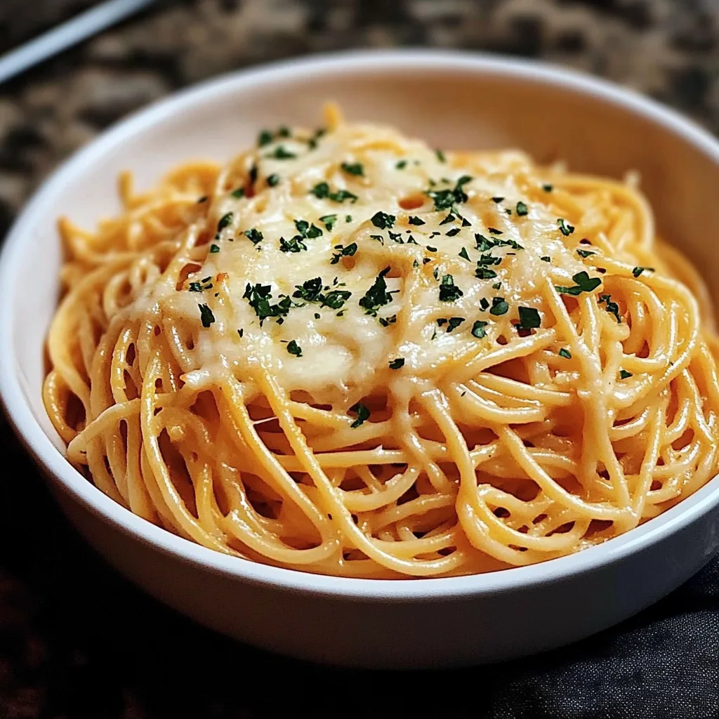 Cheesy Garlic Parmesan Spaghetti with Cream Cheese: An Amazing Ultimate ...