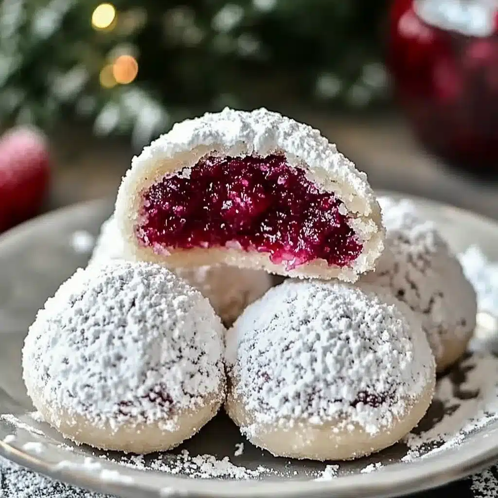 Raspberry-Filled Almond Snow Cookies: An Incredible 7-Step Recipe ...