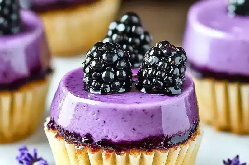 Mini Blackberry Lavender Cheesecakes: An Incredible Ultimate Recipe ...