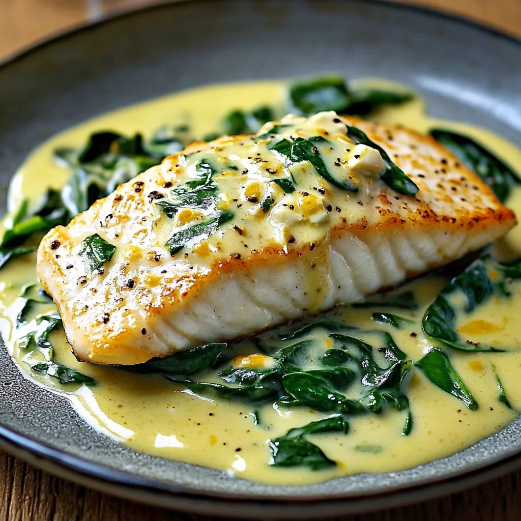 Smoked Haddock with Buttered Spinach & Mustard Sauce: An Amazing Ultimate Recipe - Simple Meal Magic