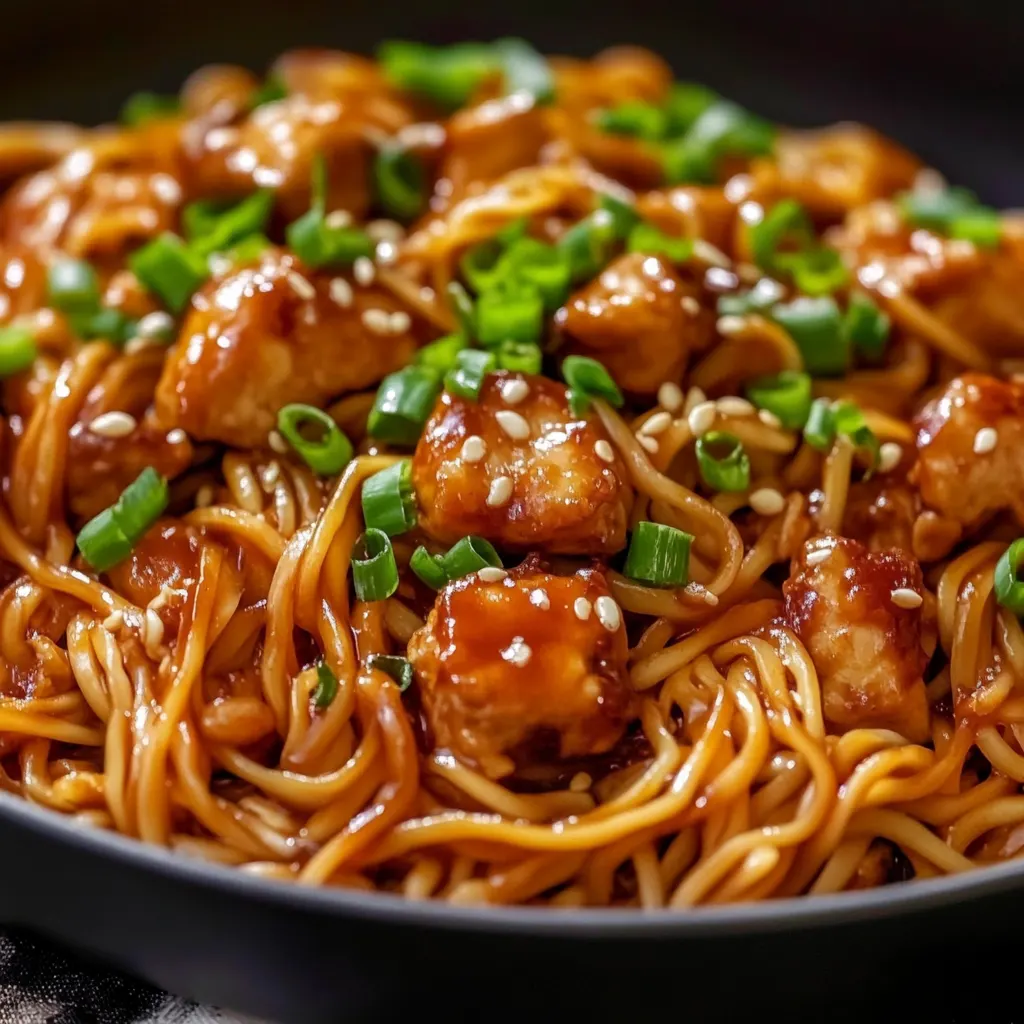 Sticky Garlic Chicken Noodles: An Amazing Ultimate Recipe - Simple Meal ...