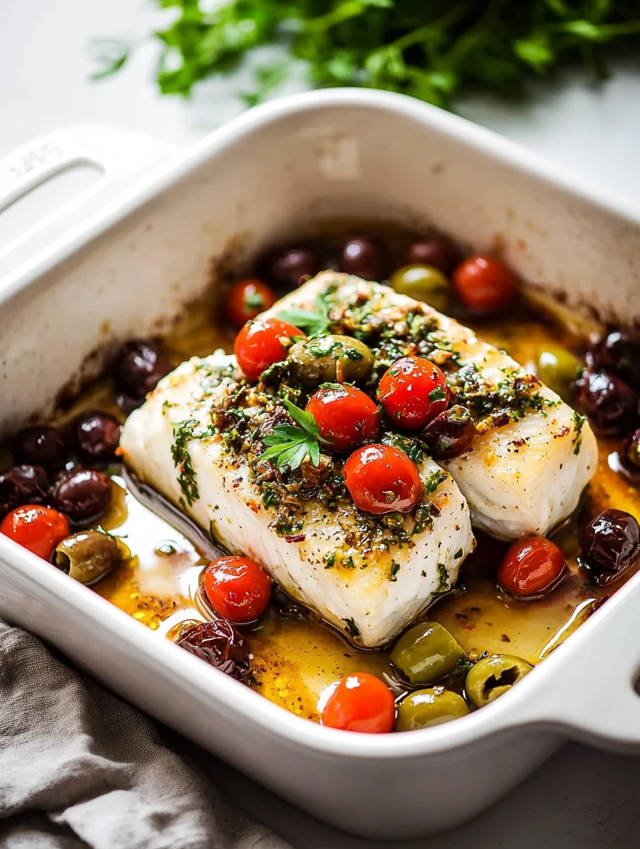 Baked Cod with Olive Tapenade: An Incredible Ultimate Recipe - Simple ...